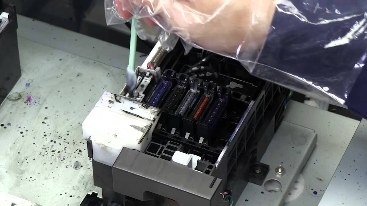 Epson SureColor S5 S7 Series -- Cleaning when the Nozzles are Clogged ...