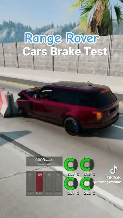 Cars Brake Test - YouTube