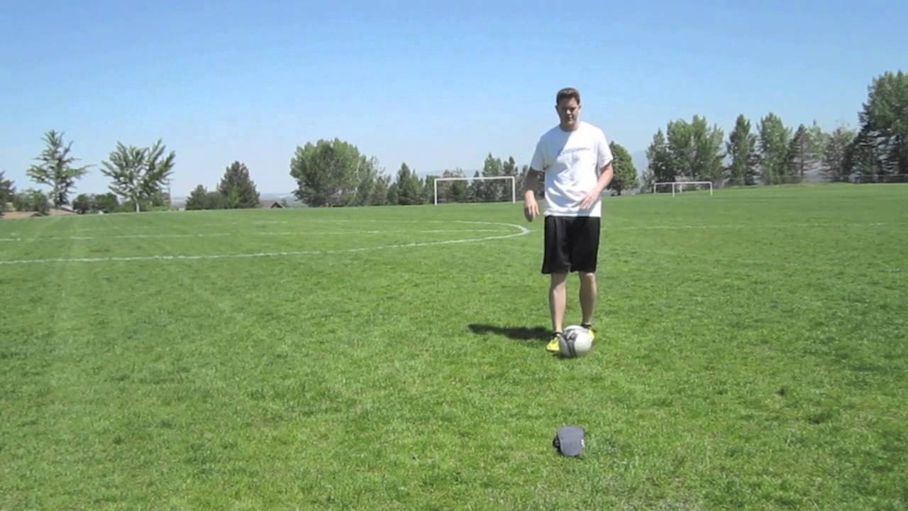 Soccer Moves - Using a step over to get a defender off balance - YouTube