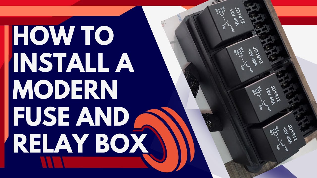 How to Install a Modern Fuse and Relay Panel - YouTube