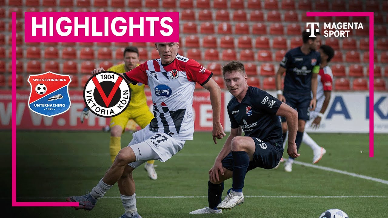 SpVgg Unterhaching - FC Viktoria Köln | Highlights 3. Liga | MAGENTA ...