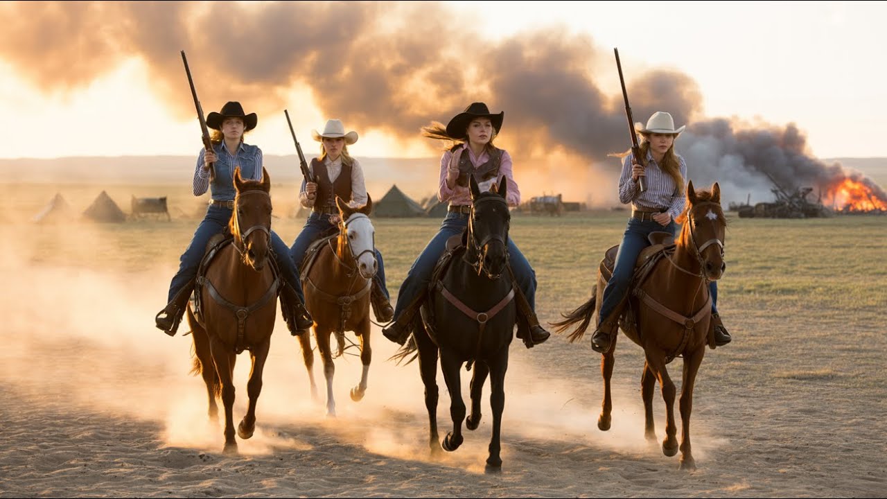 The Daughters of the Rancher Rode at Dawn—And Burned the Outlaws' Camp ...