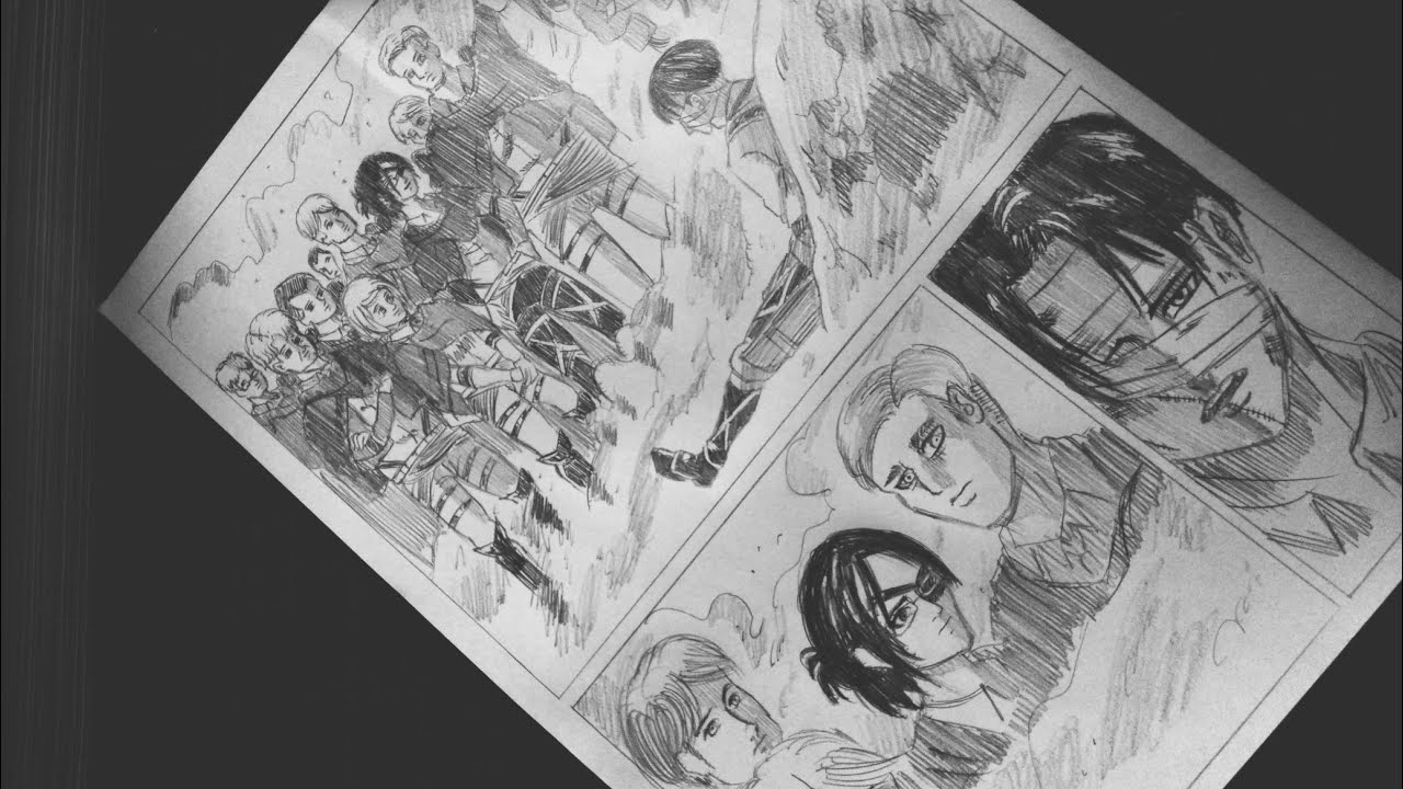 Re-Creating a Manga Page From Shingeki No Kyojin (Attack On Titan ...