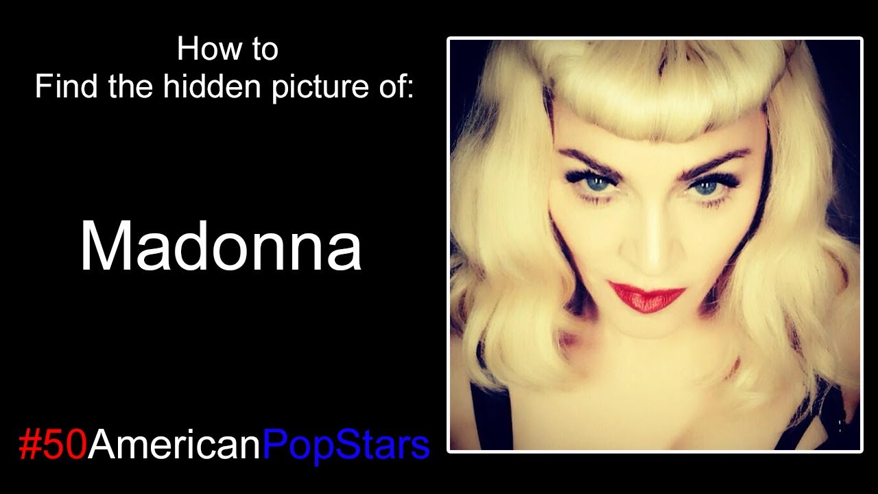 Madonna hidden with #50AmericanPopStars - YouTube