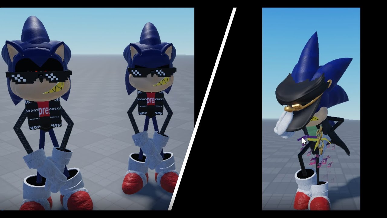 Roblox:"Sonic.EXE Test Morph" the secret morphs (link of the game in ...