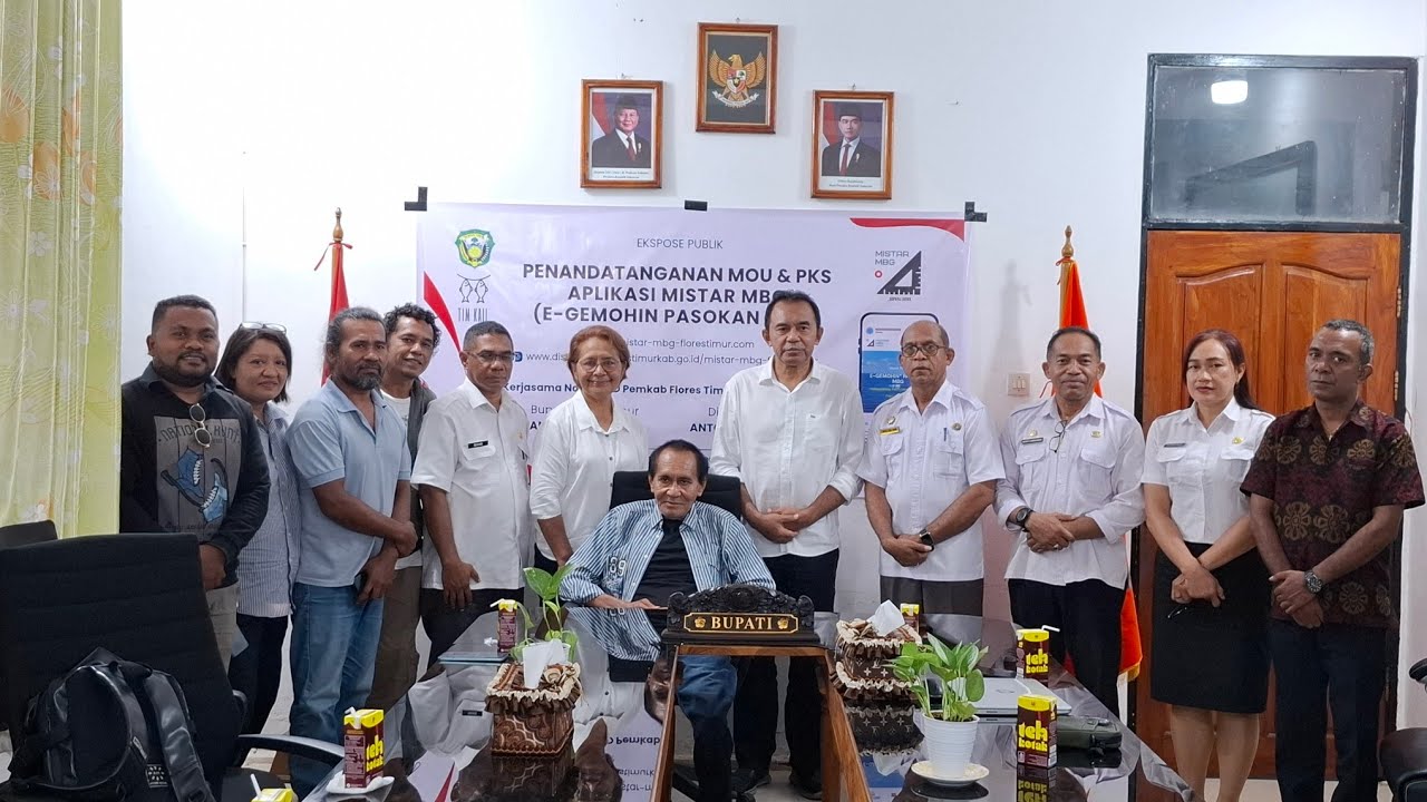 Penandatanganan MOU & PKS Aplikasi Mistar MBG ("E-GEMOHIN" Pasokan MBG ...