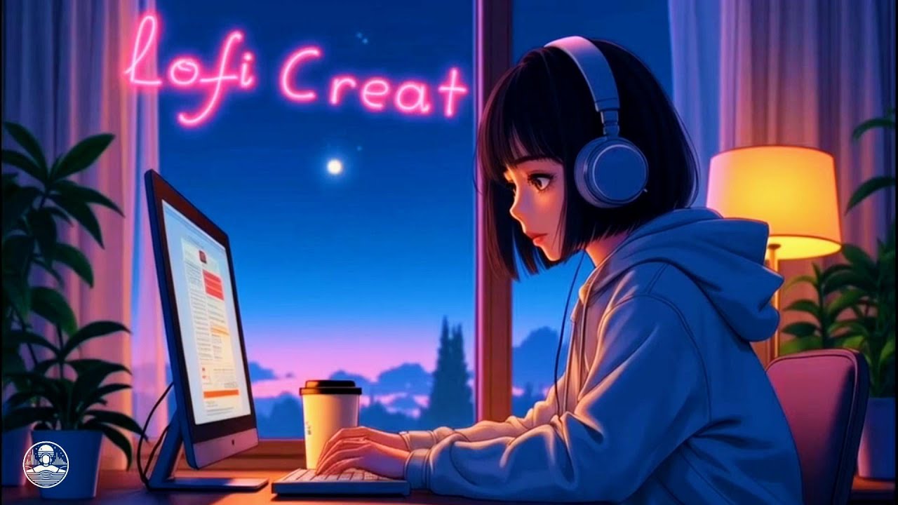 Late Night Vibes 🌙 Study music ~ study / relax / stress relief ~ Chill ...
