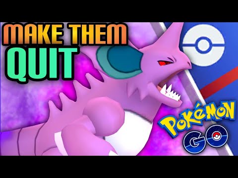 *NEW* Shadow Nidoking Double Kick is AMAZING in GO Battle League for ...