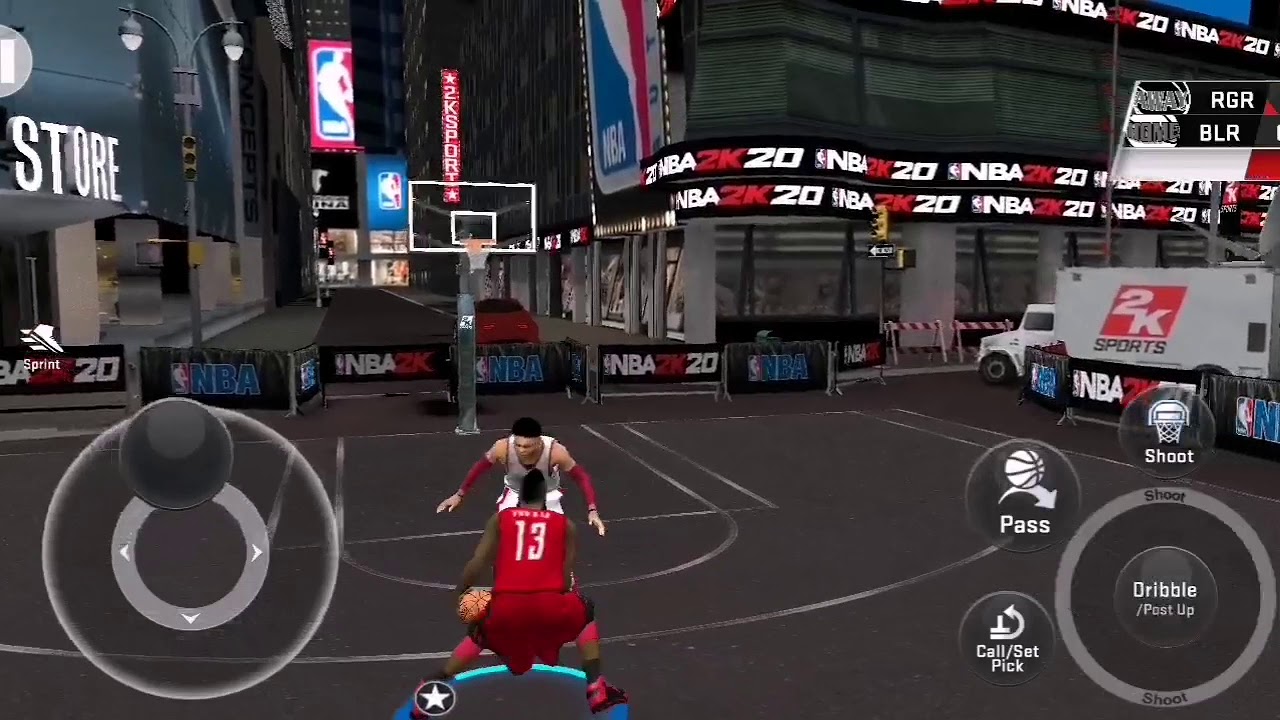 Nba 2k20 Mobile 1v1 mode - YouTube