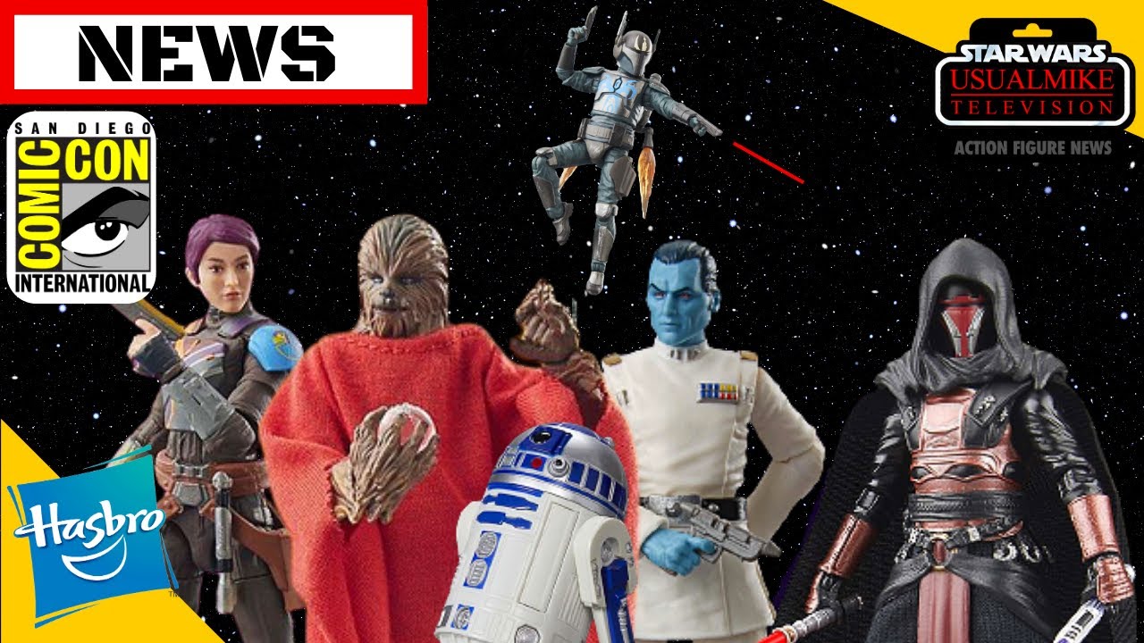 STAR WARS ACTION FIGURE NEWS SDCC ACTION FIGURE REVEALS FROM THE HASBRO ...