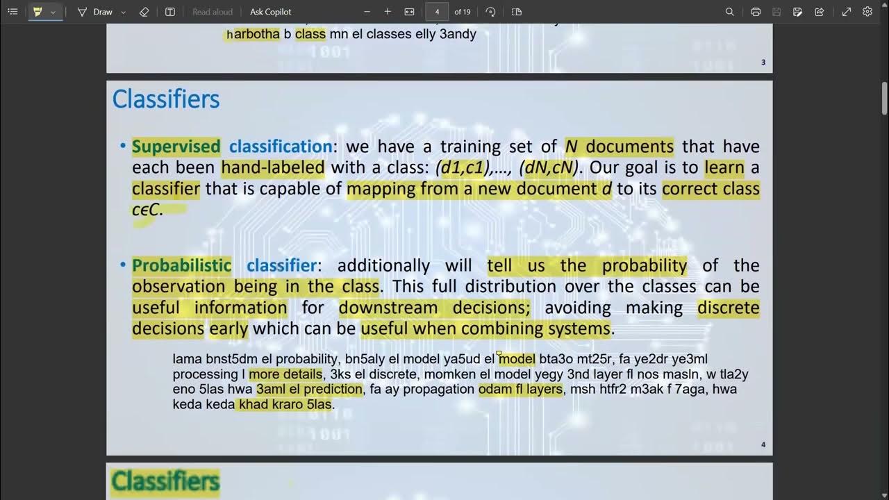 Text Classification (Naive Bayes) Lecture 5 part 1 - YouTube