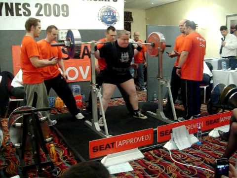 2009 bdfpa worlds chris young 220kg squat - YouTube