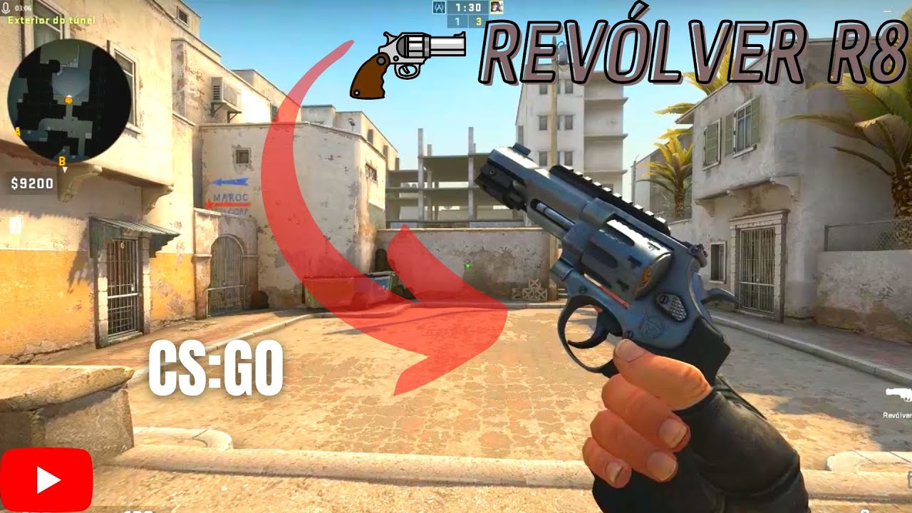 CS:GO| Como equipar o REVÓLVER R8!!! - YouTube