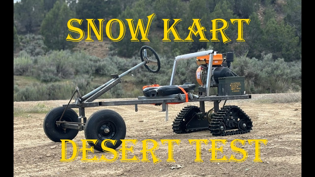 Diesel go kart desert test. Catastrophic failure? - YouTube