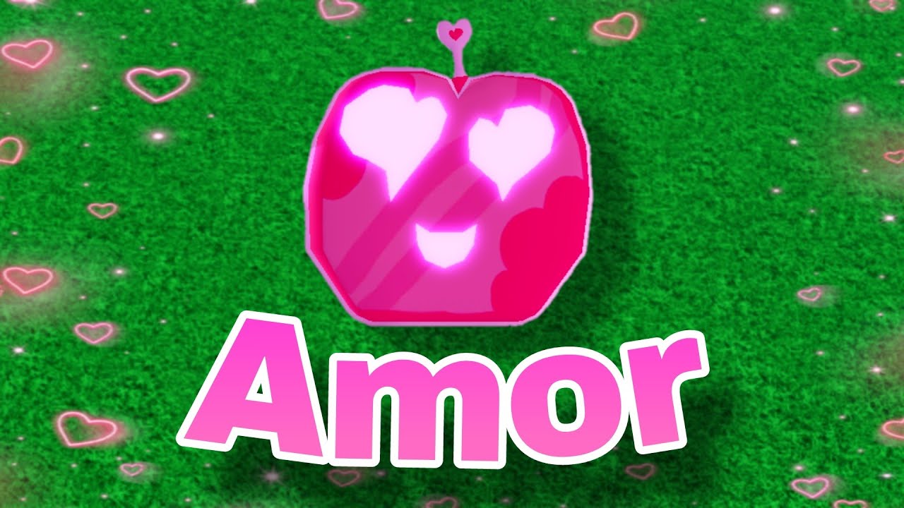 Showcase de la fruta amor - Blox Fruits - YouTube