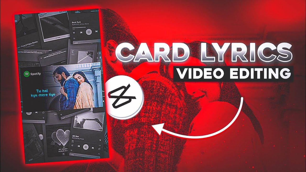Trending Card Lyrics Video Editing In Capcut | Card Lyrics Video ...