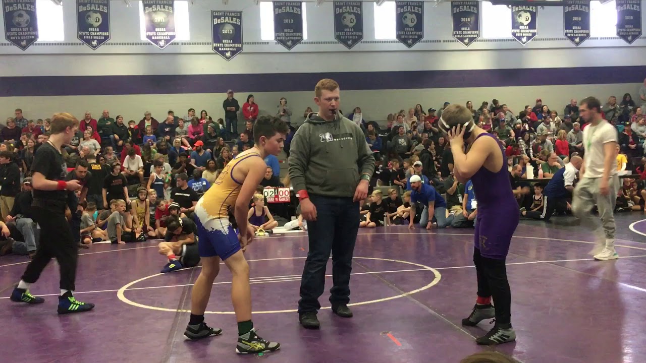 JJ wrestling Russ Hellickson league at St Francis DeSales HS Jan 19 ...