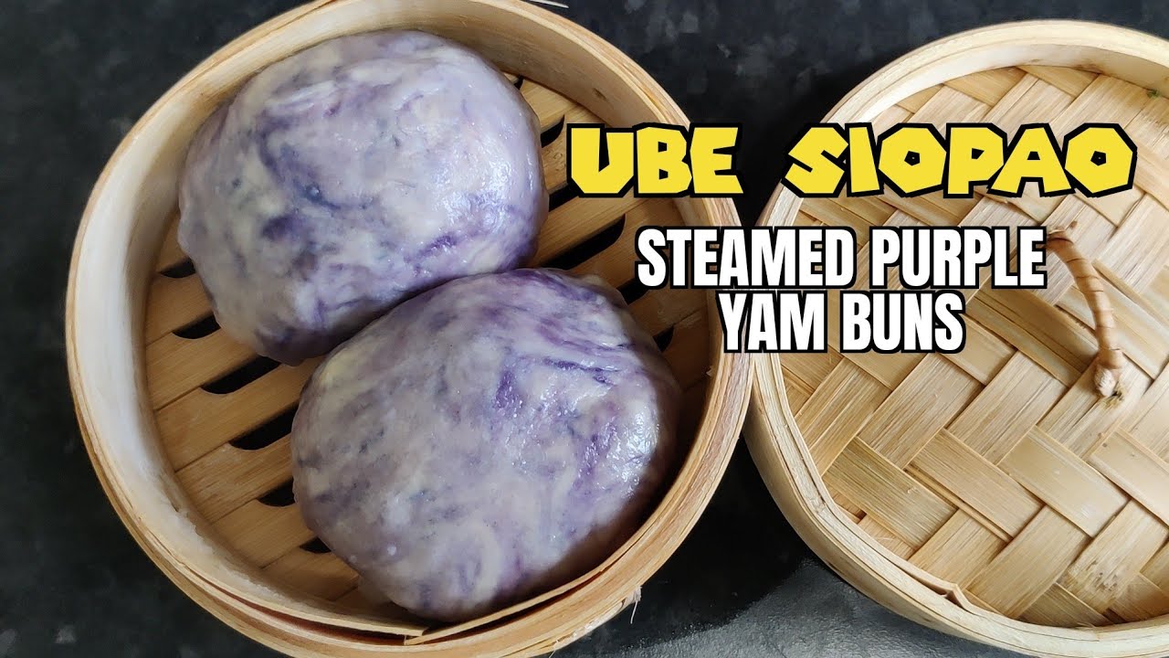 How To Make UBE SIOPAO | Filipino Steamed Purple Yam buns - YouTube