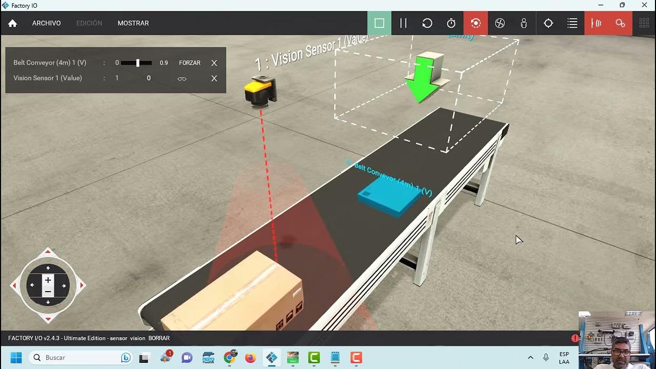 FACTORY IO VISION SENSOR Configuración All Numerical PROGRAMACIÓN DE ...