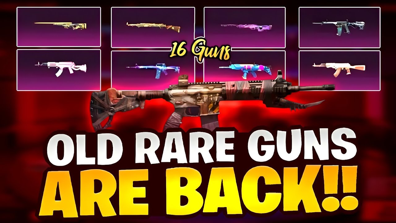 Cyber Week Pubg Mobile -Old and Rare Pubg Skins Coming Back - M416 ...