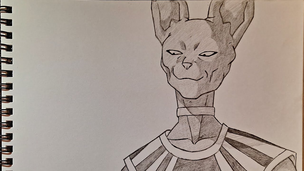 Drawing Beerus the Destroyer - YouTube