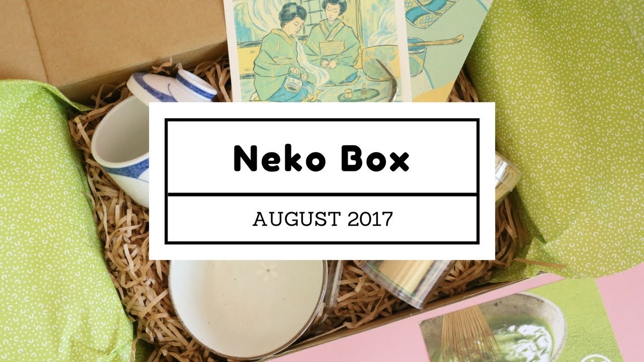 Neko Box Subscription Box Unboxing August 2017 - YouTube