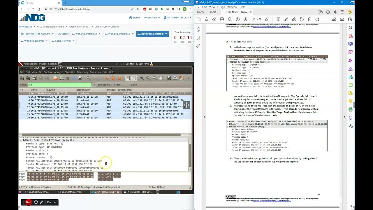 Lesson 6 Observing the ARP Process/CompTIA Net+Lab 3: TCP/IP Utilities - YouTube