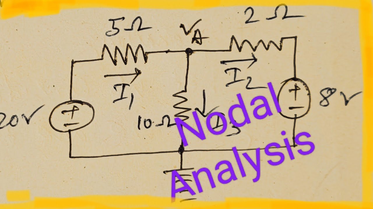 Nodal Analysis in Circuit Theory Explained in Hindi| By Subhakanti| - YouTube