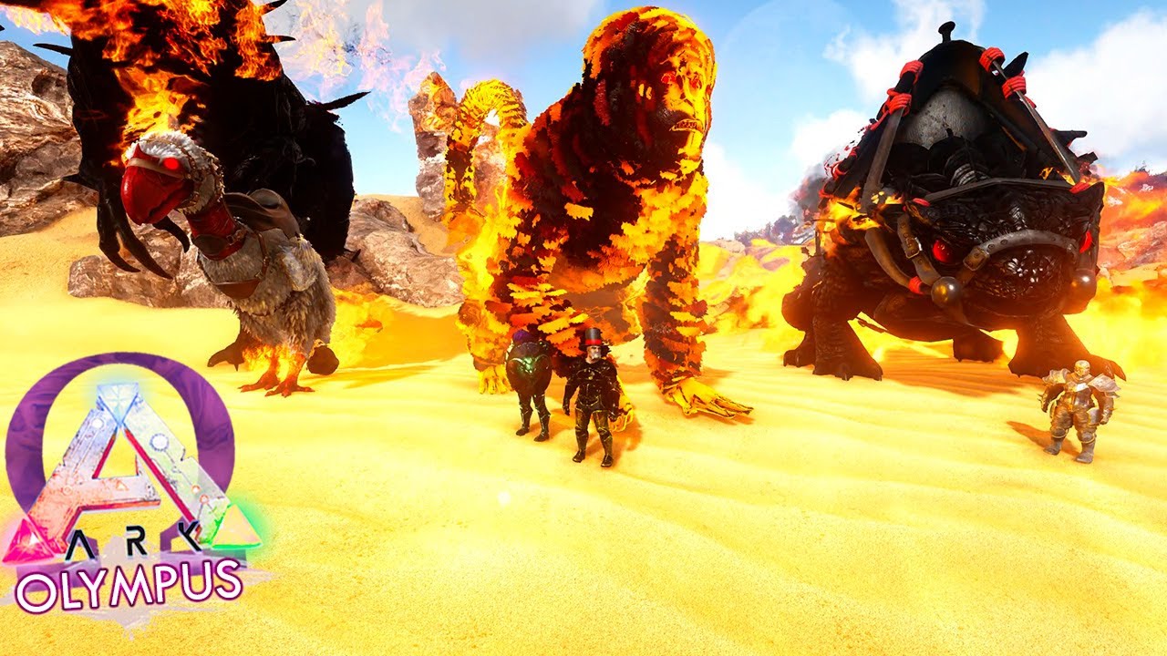 ARK OLYMPUS #59 - TROPA para CAÇAR o Spirit! - YouTube