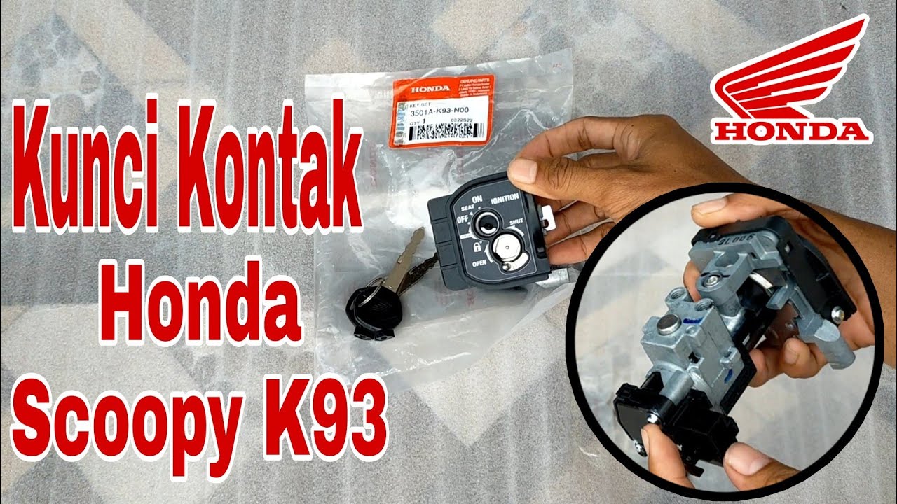 3501AK93N00 KUNCI KONTAK SCOOPY ESP K93 ORIGINAL HONDA By Japa Story ...