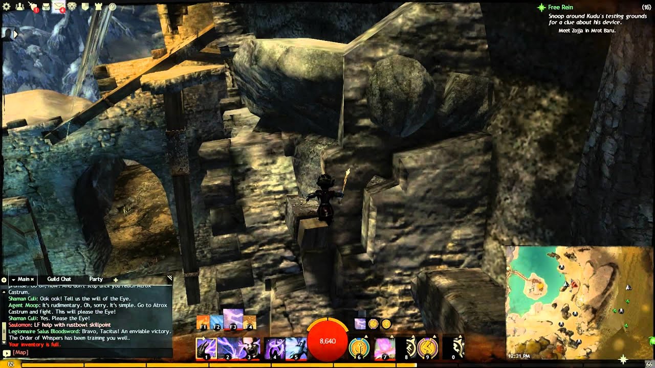 Guild Wars 2 - Highland Thaw Vista Point (Fireheart Rise) (PC) - YouTube