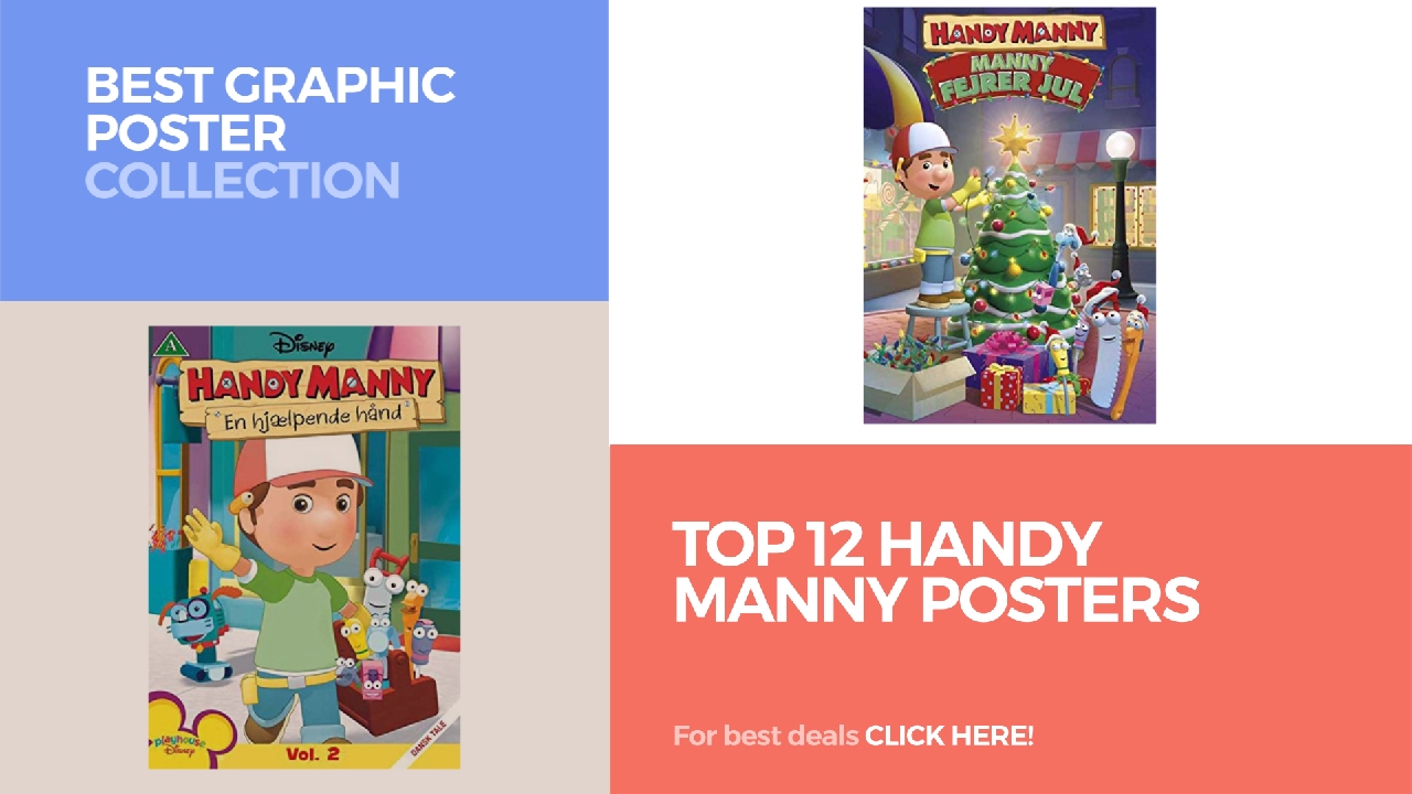Top 12 Handy Manny Posters // Best Graphic Poster Collection - YouTube