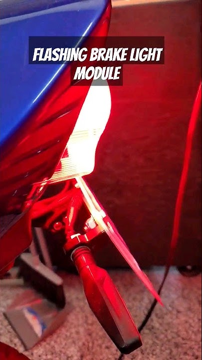 Motorcycle Flashing Brake Light module (BackOff XP) | AnthonyJ350 - YouTube