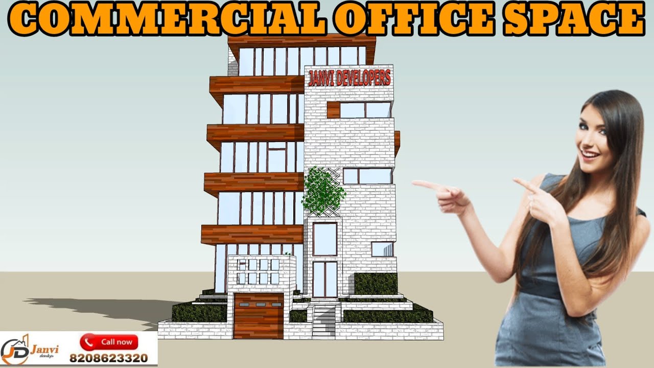 Commercial Office Space | Architectural plan | 3D Design #architect # ...