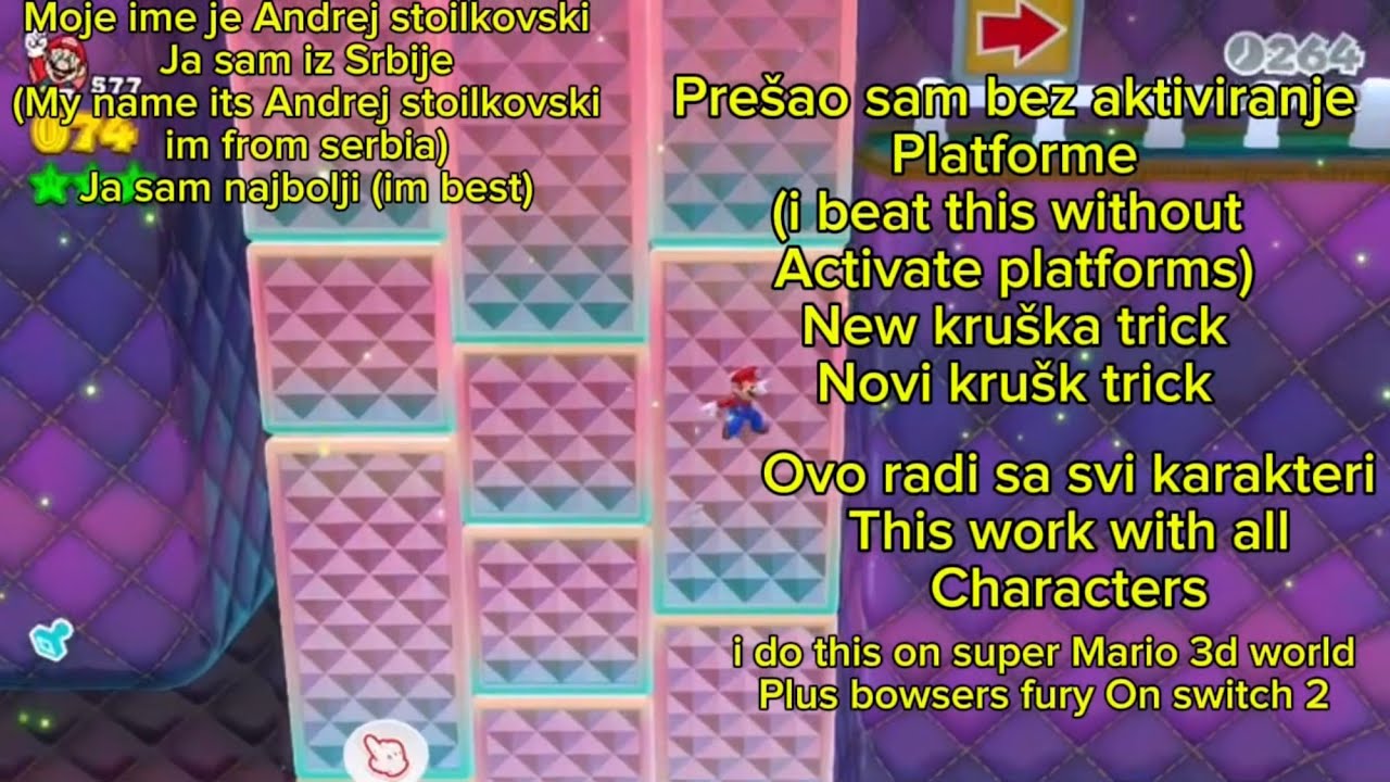 Super Mario 3d world plus bowser fury novi trik (new trick) - YouTube