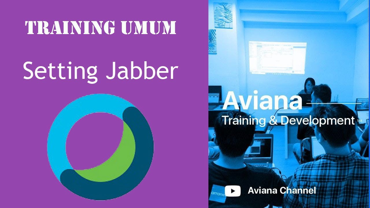 TUTORIAL SETTING CENTER JABBER - YouTube