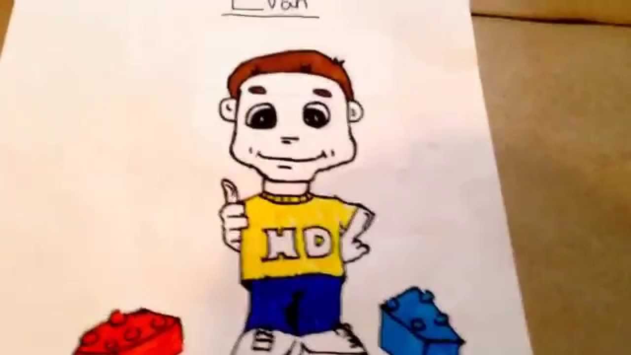 My Drawing Of Evan from EvanTubeHD - YouTube