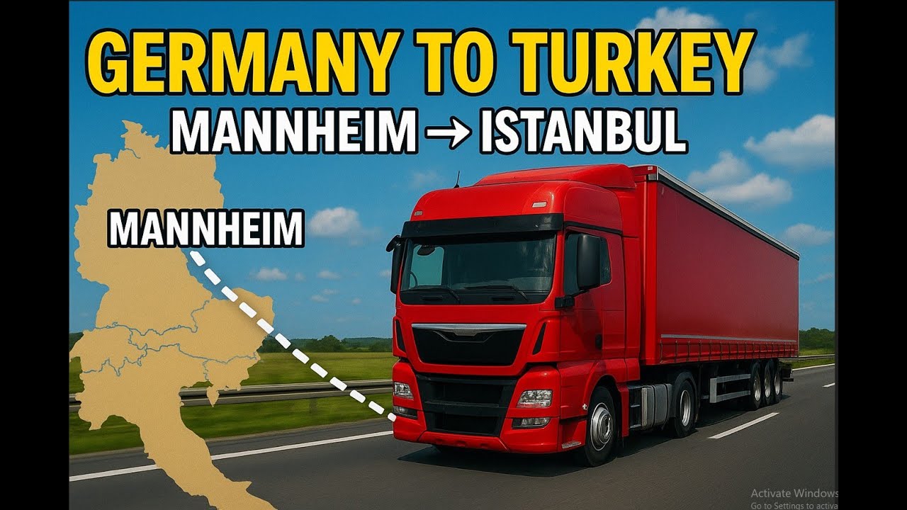 “Driving a Bus from Germany to Turkey Mannheim → Istanbul” || farhan15x ...