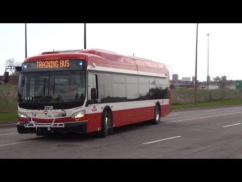 TTC New Flyer Xcelsior XE40 3700 At Arrow Road Garage - YouTube