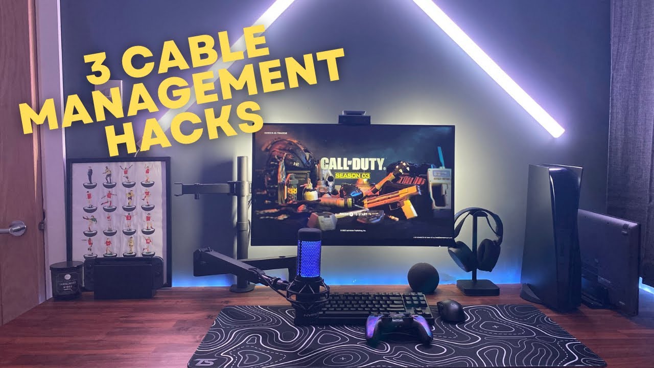 How To Make Your Setup WIRELESS | 3 Cable Management SECRETS - YouTube