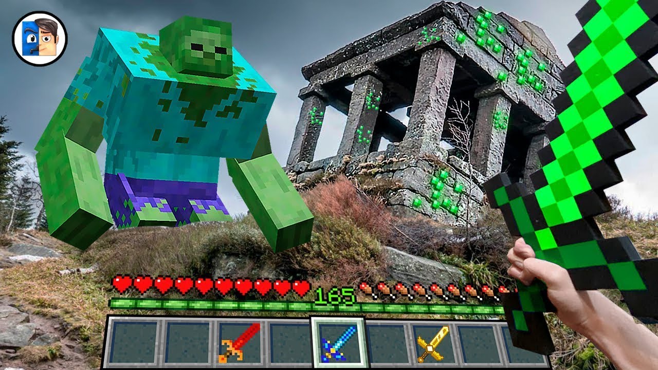 Minecraft in Real Life POV ZOMBIE MUTANT SURVIVAL Realistic Minecraft ...