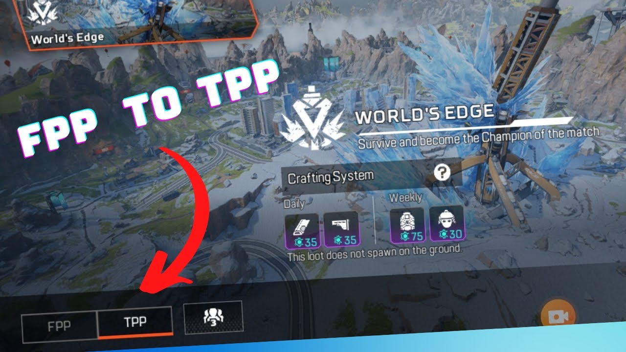 Apex Legends Mobile: How to Change FPP to TPP - YouTube