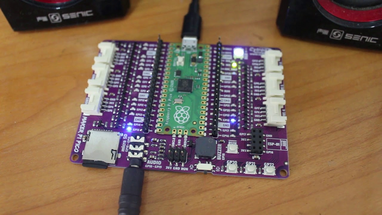 Maker Pi Pico Audio Demo - YouTube