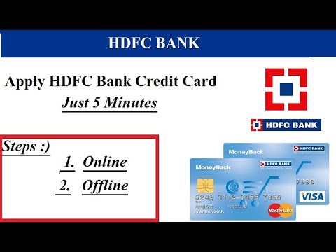 How To Apply HDFC Bank Credit Card || Just 5 min - YouTube