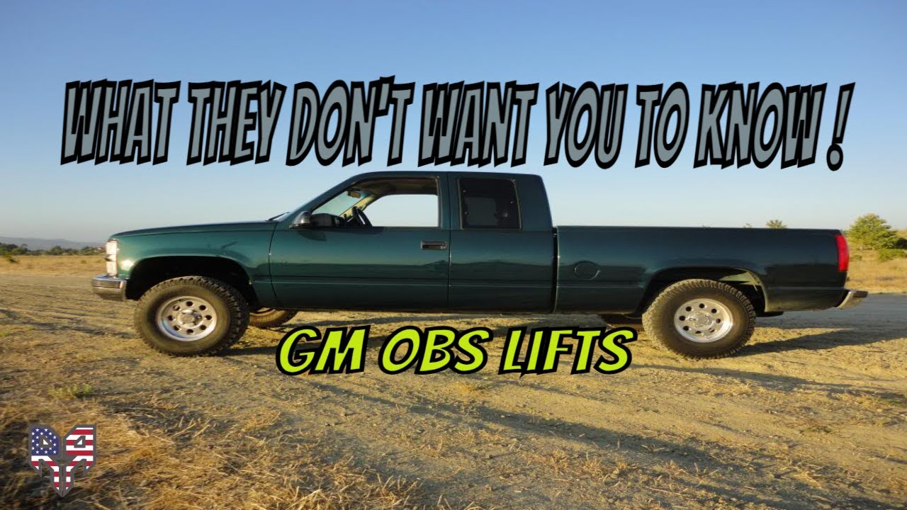 The Truth About OBS GM Lift Kits - YouTube