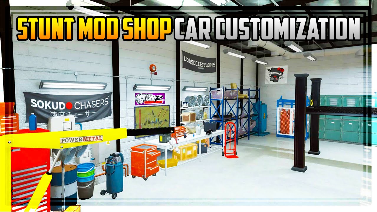 New Stunt Mod Shop Car Customization, Real Life Brands in GTA & MORE ...