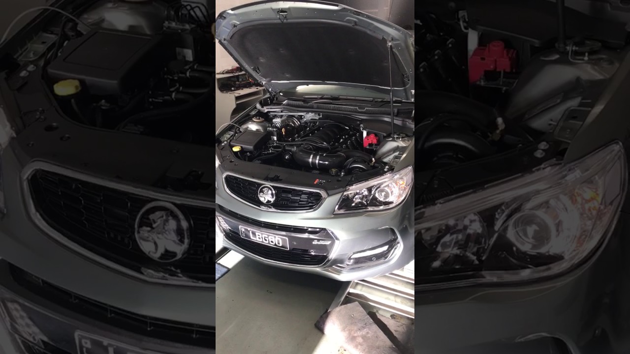 Vf SS ute. Built ls3 with a vortec blower on board - YouTube