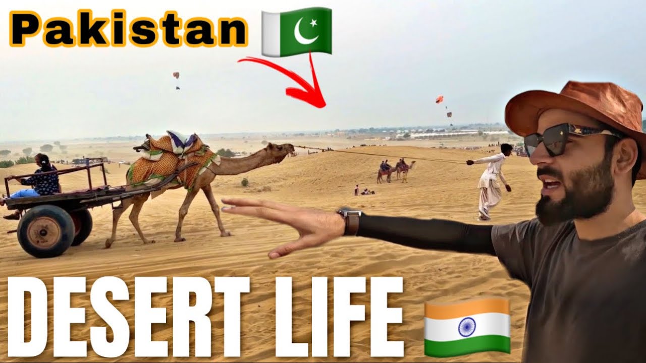 India Pakistan Border In Jaisalmer Rajasthan | Life In Desert | Kashmir ...
