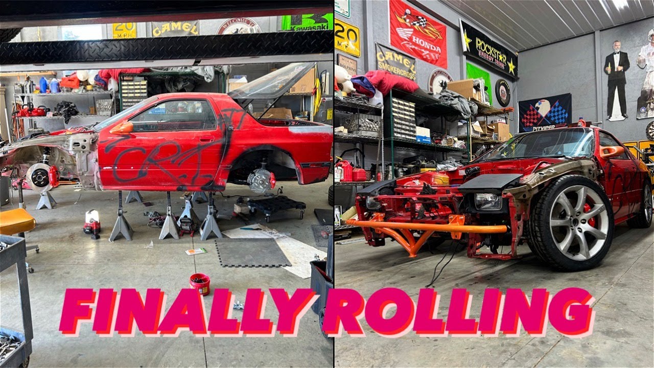 MY RX7 IS FINALLY ROLLING!! - YouTube