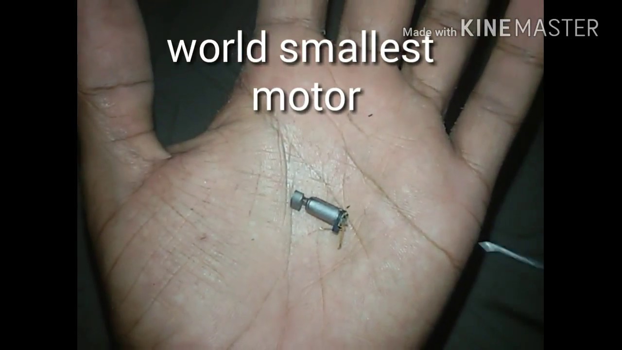 World smallest motor - YouTube